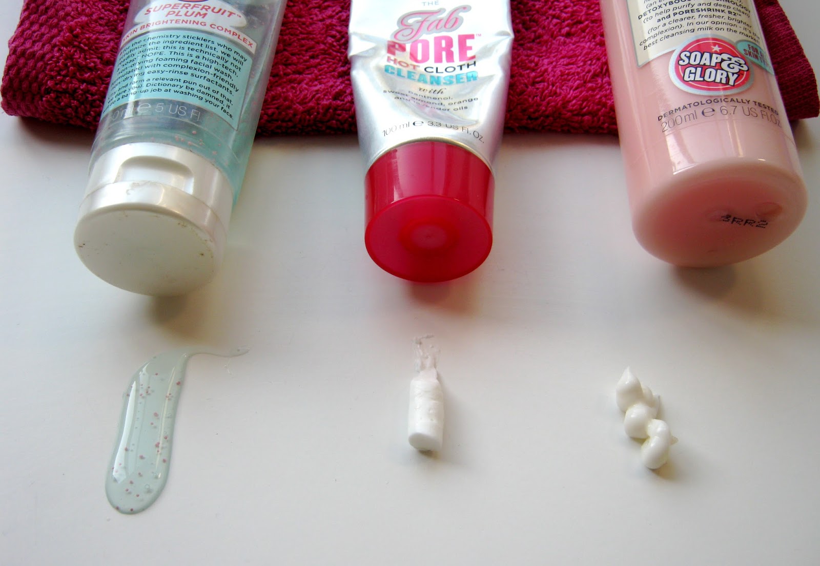 Pink-Blush: Soap and Gory Cleansers Review.