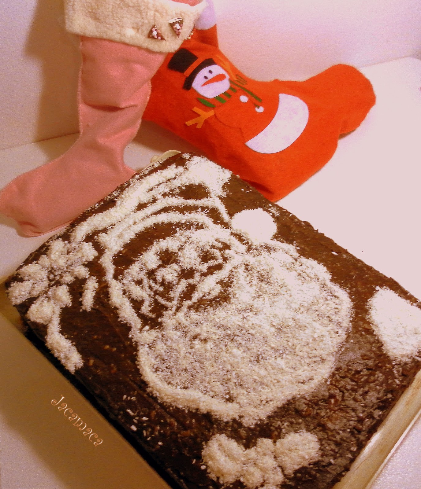 Jacina carobna kuhinja: Čokoladna torta Deda Mraz
