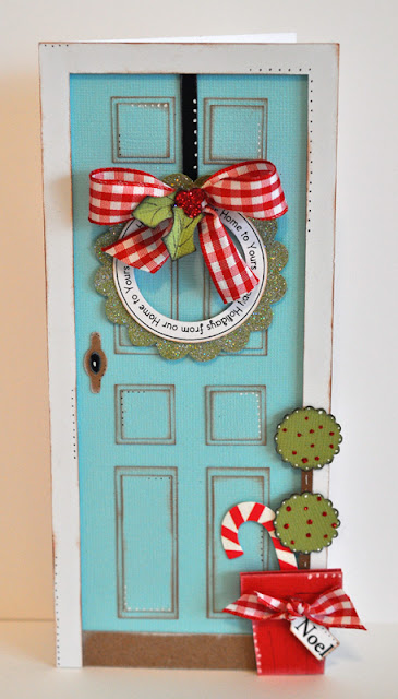 Hand to Paper: HAPPY HOLIDAYS FRONT DOOR
