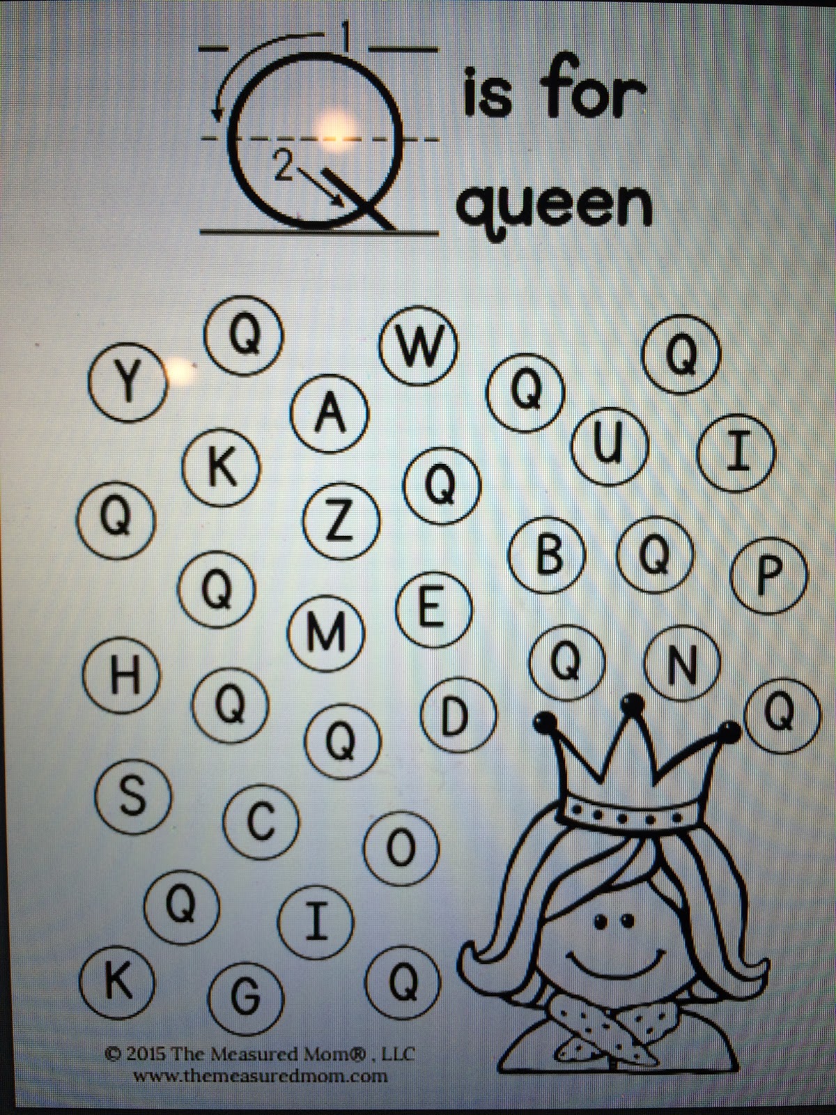 Letter Q Q Letter Hunt Quail Day 4