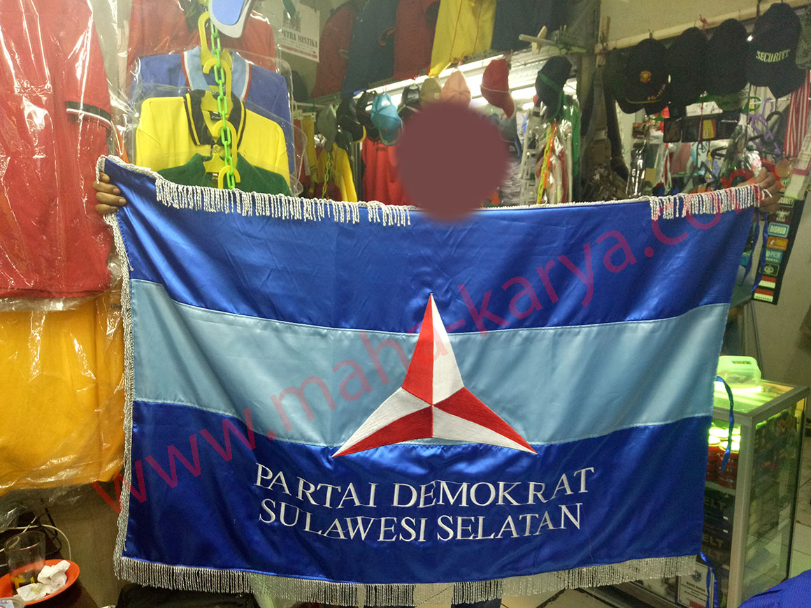 ATRIBUT PARTAI DEMOKRAT SENEN Maha Karya Advertising | Kaos Partai ...