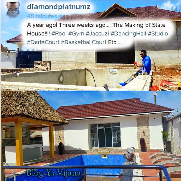 Diamond Platnumz aachia picha za Nyumba yake Mpya ni Balaa, Zaidi ya ...