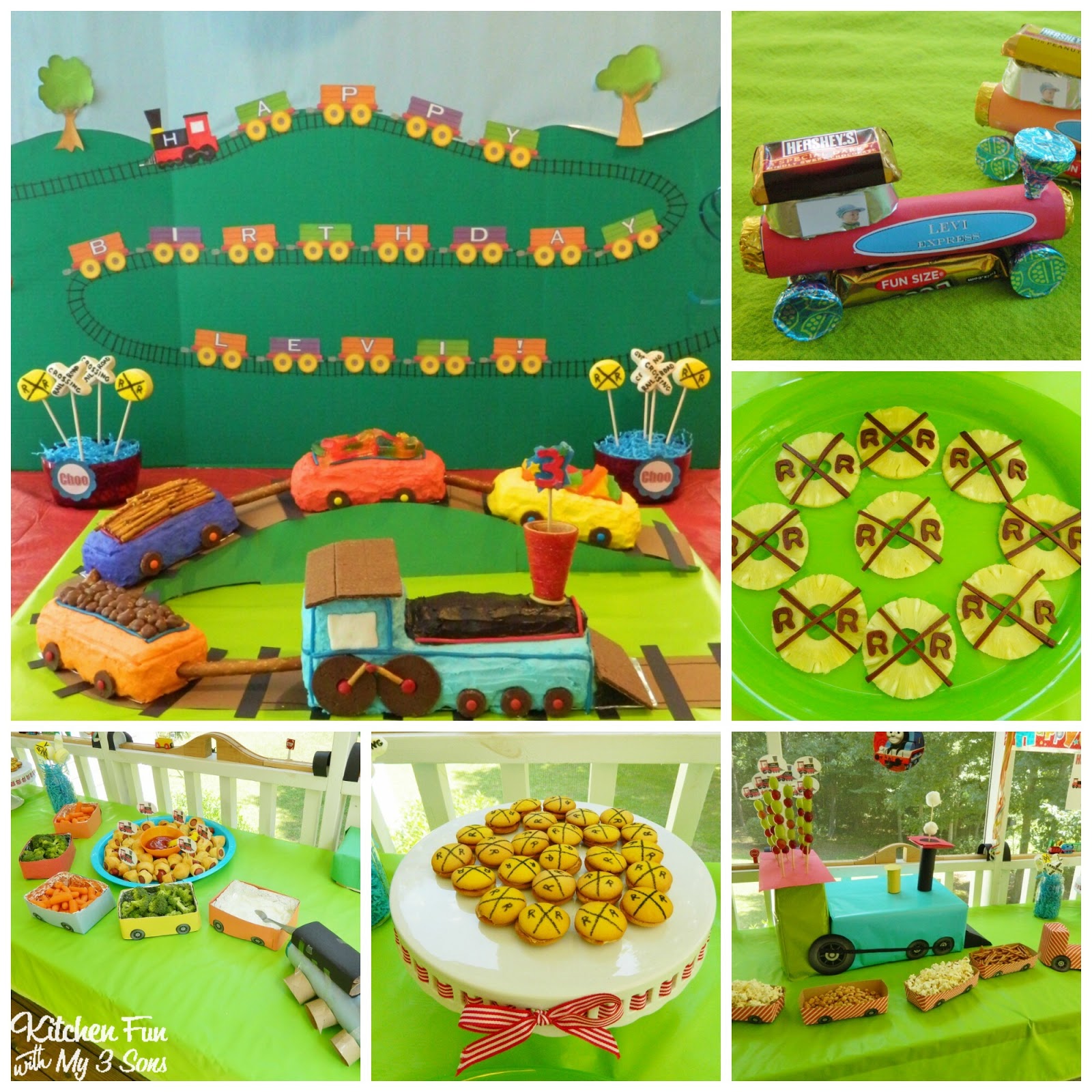 Train Birthday Party - Kitchen Fun With My 3 Sons