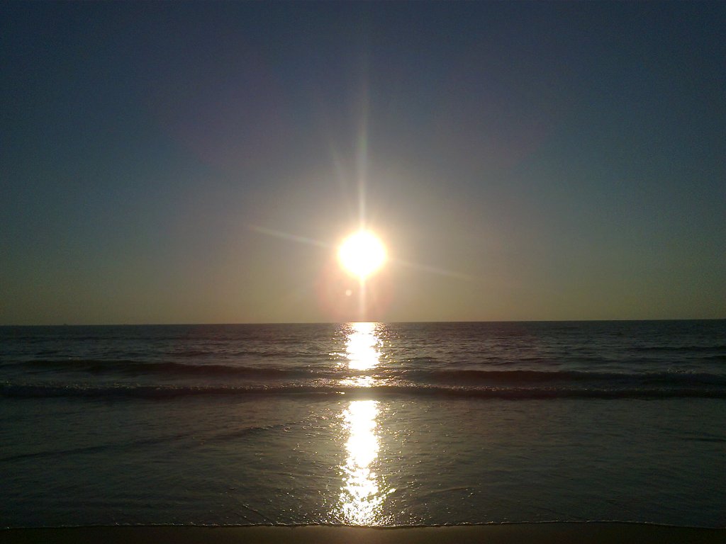 Tarkarli Beach - Sindhudurg Fort (Malvan Fort): Sunset at Tarkarli ...