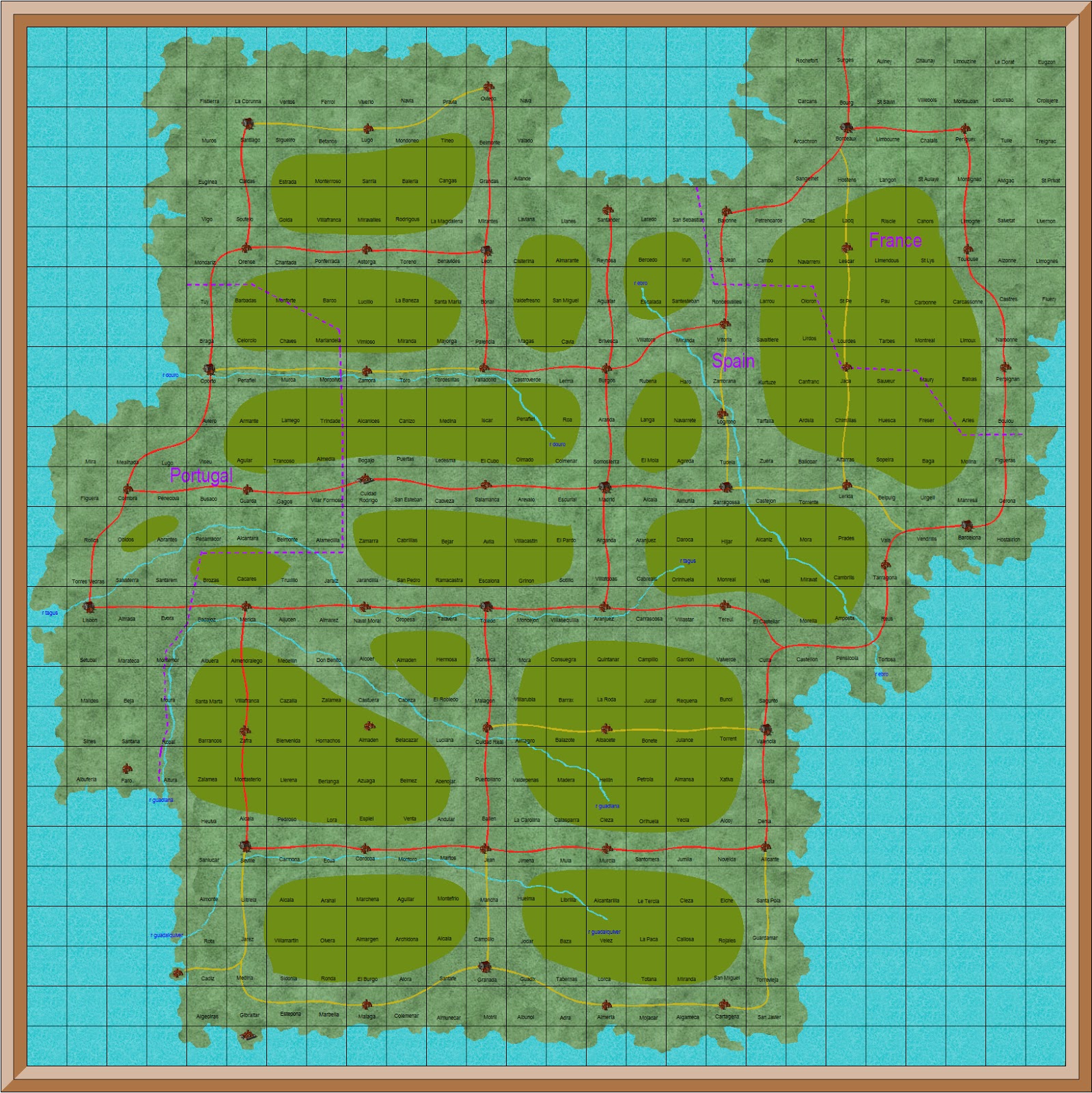 napoleonic wargaming: New Campaign Maps