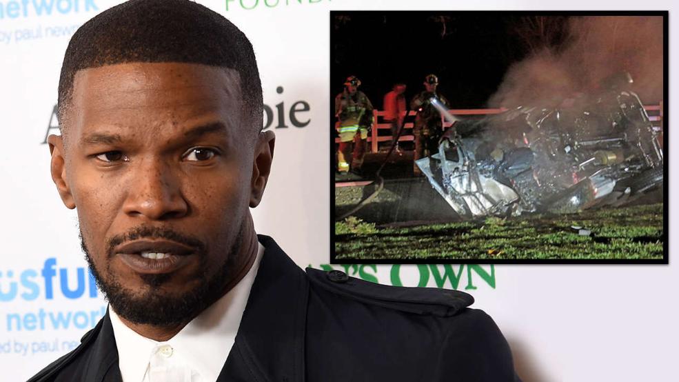 All 4 The Video: Jamie Foxx Rescues Man From Burning Car Crash
