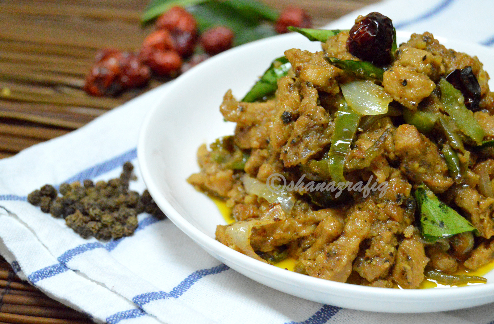 Beef Pepper Fry - Non-Veg Curries - Shanaz Rafiq Recipes