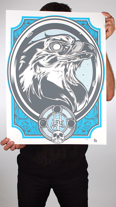 INSIDE THE ROCK POSTER FRAME BLOG: Three New Art Prints by Hydro74 on ...
