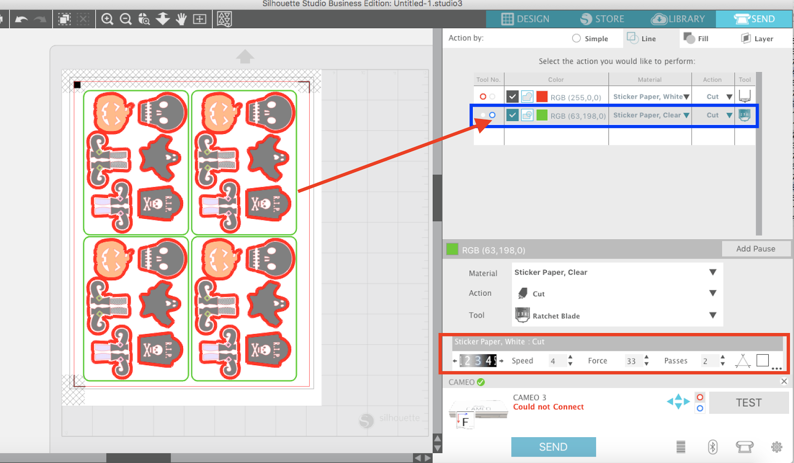 How to Make Print and Cut Sticker Sets (Silhouette Studio V4 Tutorial ...