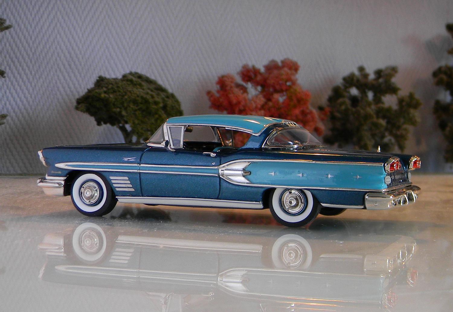 Voitures américaines 1/43: Conquest Models CON 79 Pontiac Bonneville 1958