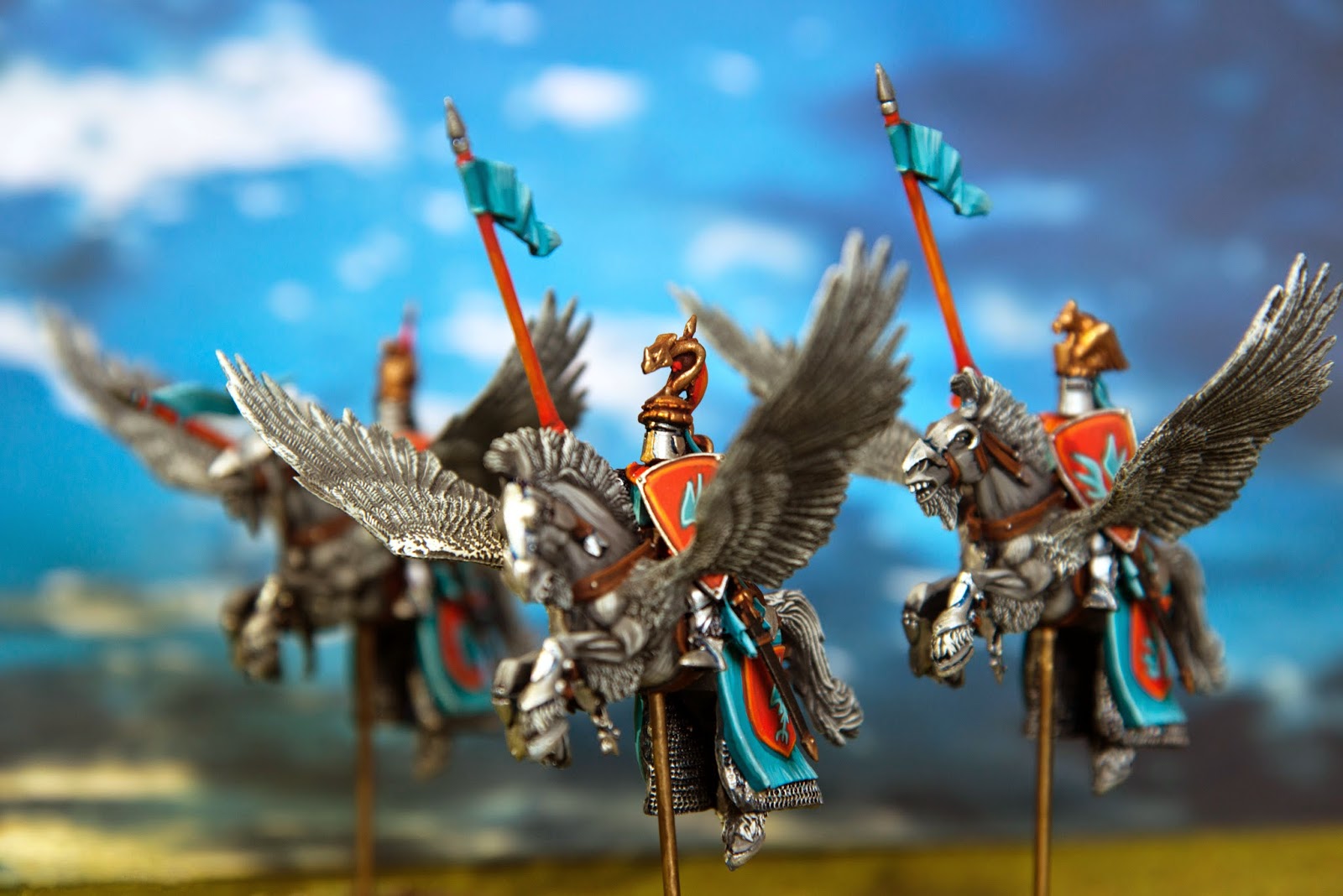 Toy Construct: Bretonnian Pegasus Knights
