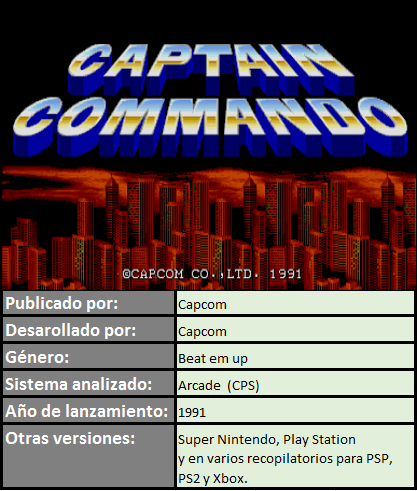 The Videogames Museum: CAPTAIN COMMANDO (ARCADE)