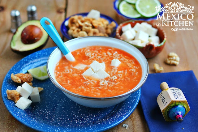 Mexico in My Kitchen: Alphabet Soup Recipe - Sopa de Letras |Authentic ...