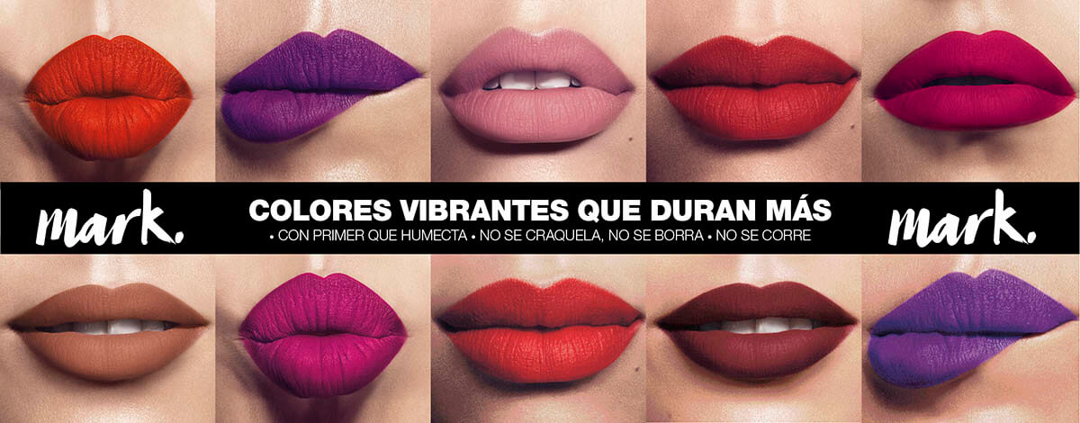 Lacas de labios Mark de Avon ¡Marca la diferencia! - Cosmética que Sí ...