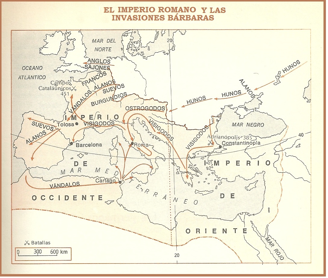 Historia y FE y C: 2º HISTORIA: LAS INVASIONES BÁRBARAS. EL FIN DE LA ...