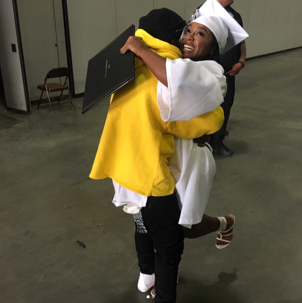 Photos from Lil Wayne's daughter's graduation