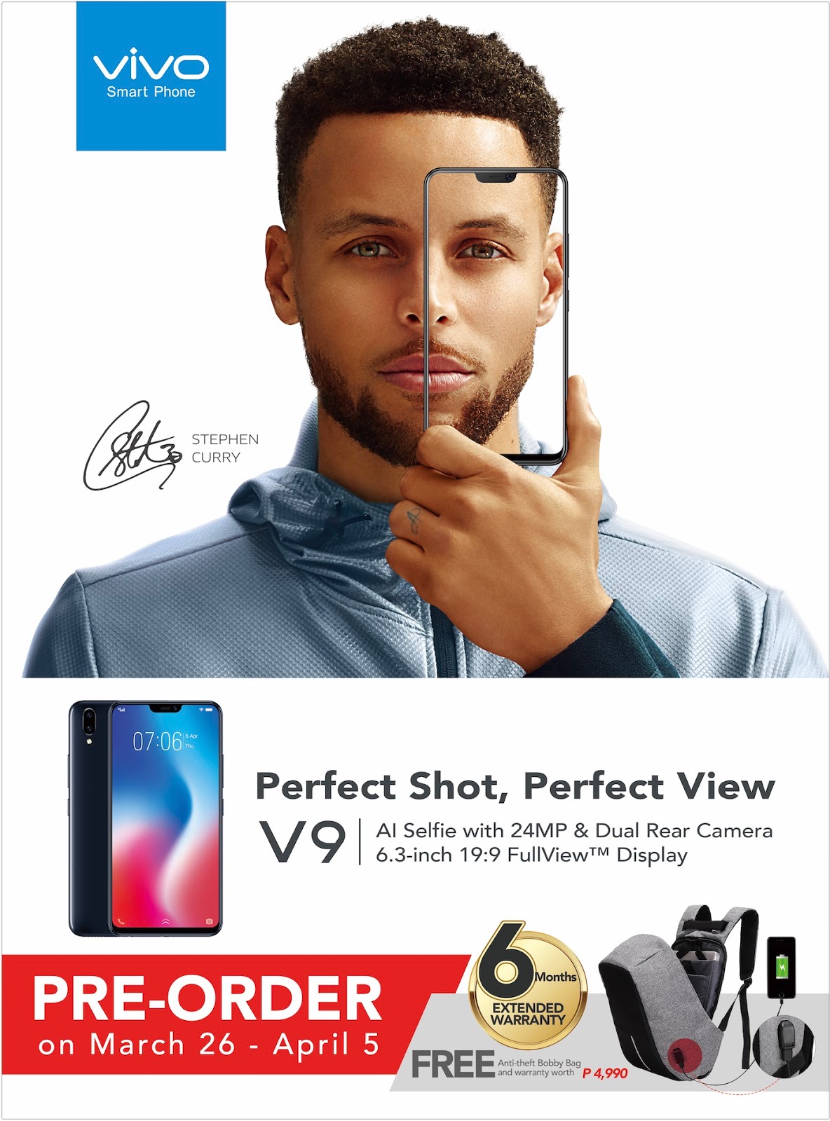 iPhone lookalike Vivo V9 with 24MP AI selfie camera starts today, March ...