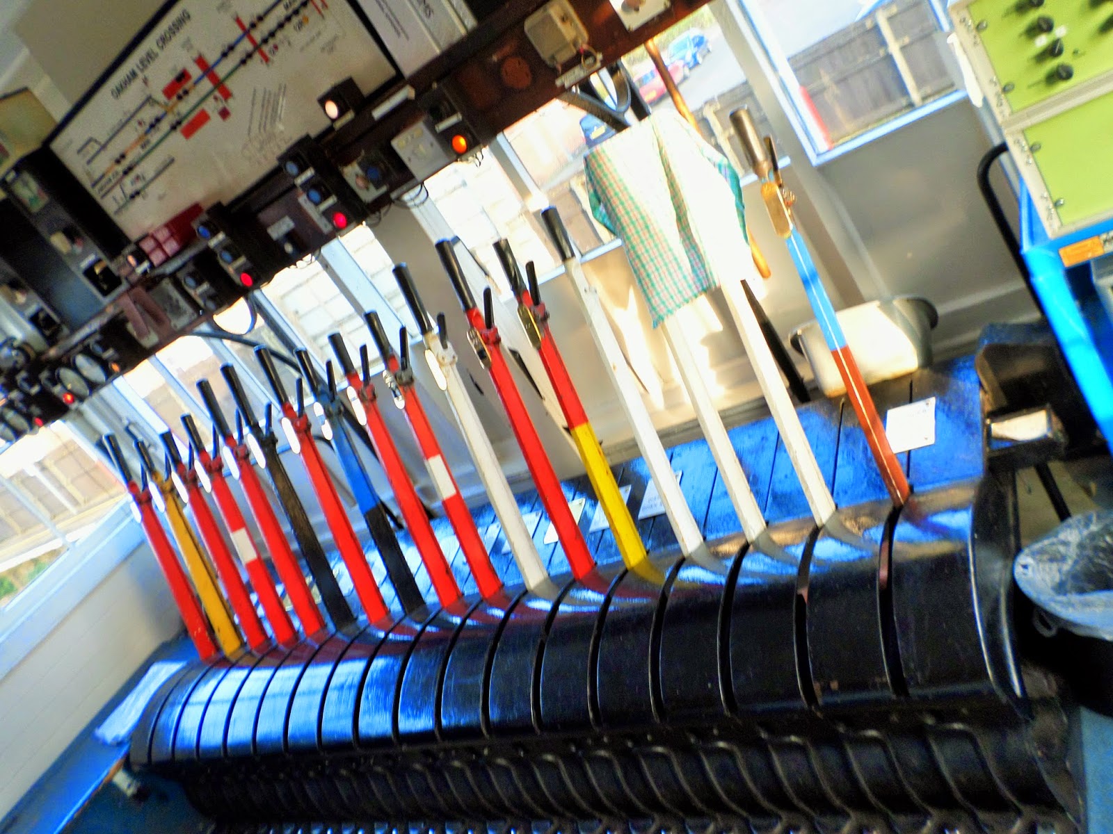 Martin Brookes Oakham: Oakham Level Crossing Signal Box, A Look Inside ...