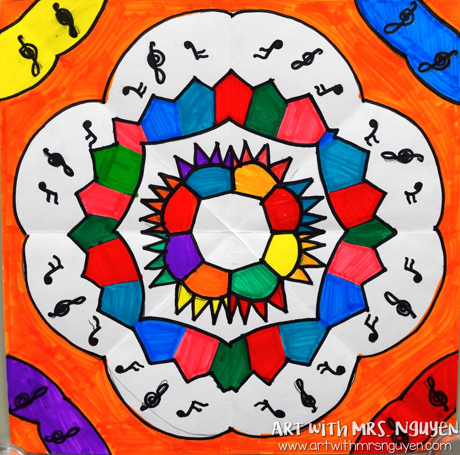 Marker Mandalas (4th) | Art with Mrs. Nguyen