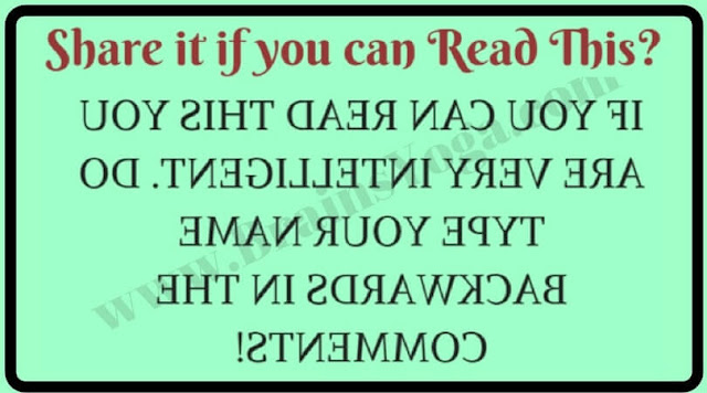 Can You Read Backward? | Visual Brain Teaser for Teens