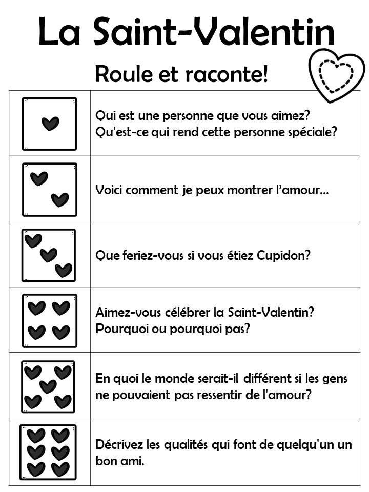 la classe de caro.: Saint-Valentin