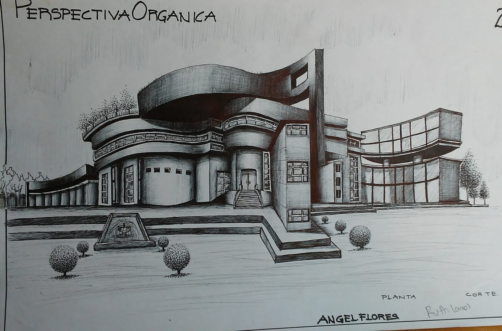Expresión Gráfica 2 : Sombreamos perspectivas de exterior.