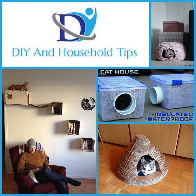 DIY And Household Tips: 7 DIY Cat Houses You Can Make in a Weekend