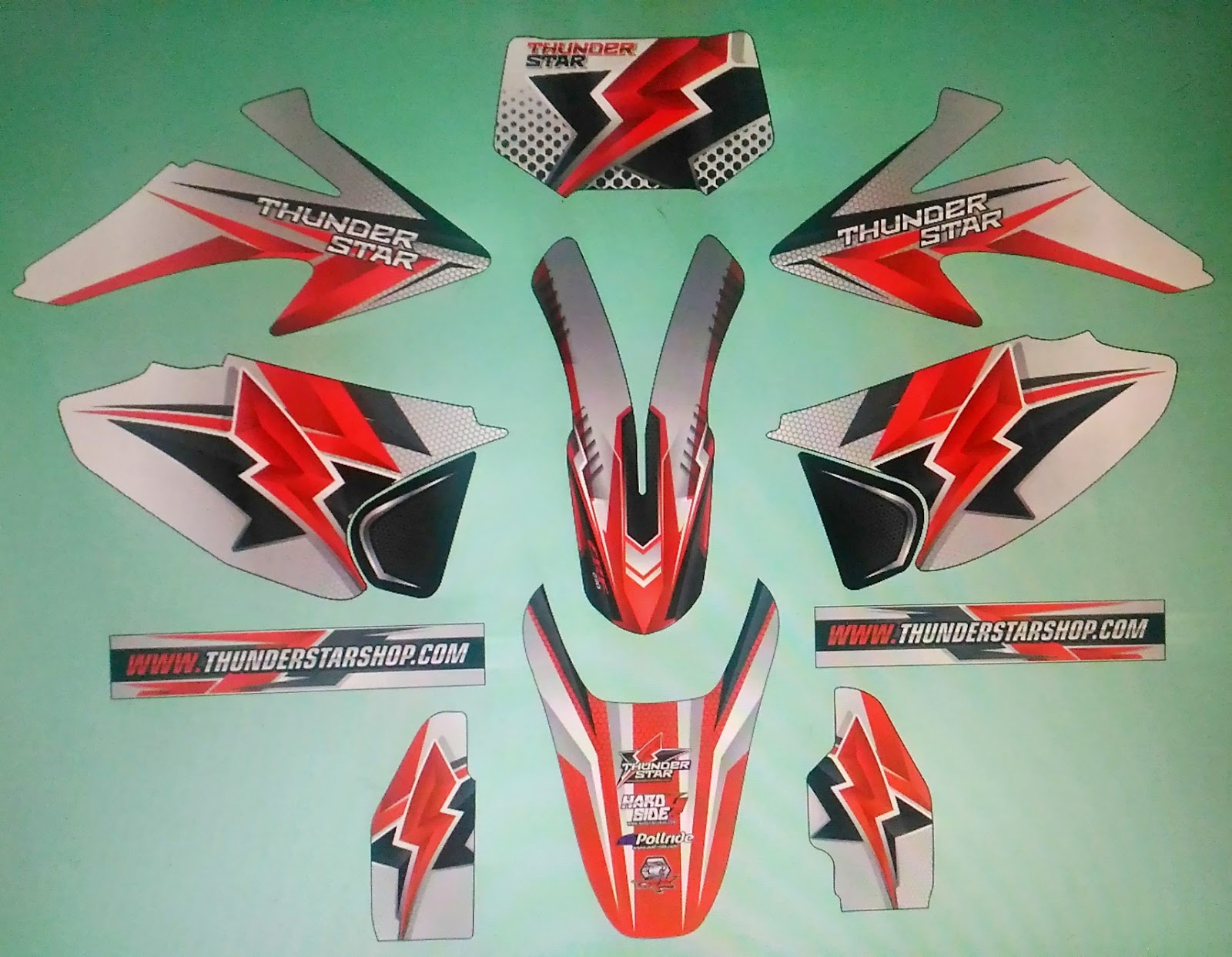 Decal CRF 230 - DECALS MOTOCROSS CUSTOM GRAPHICS