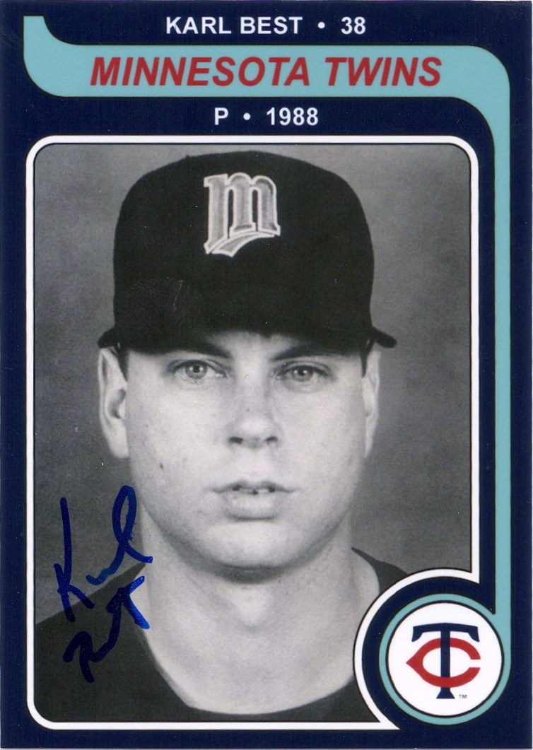 Minnesota Sports Autograph Project: KARL BEST
