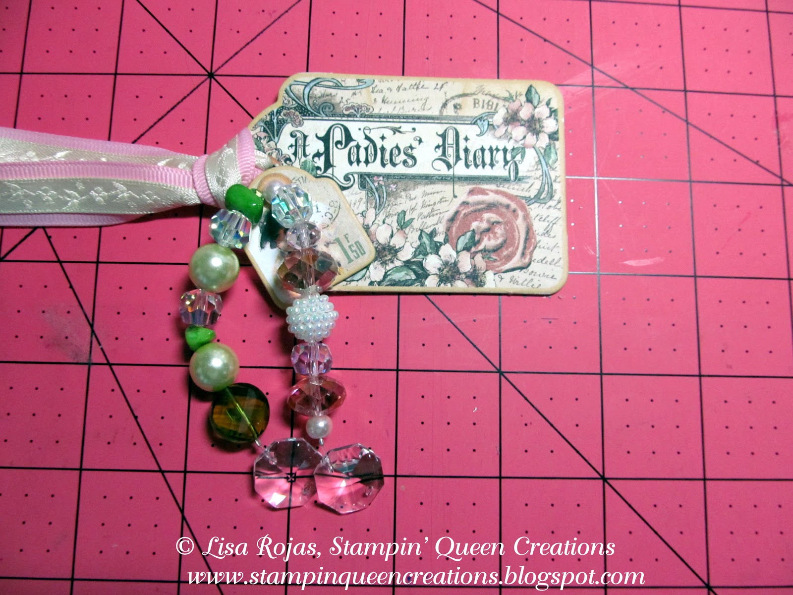 KellyCraft Blog: A Ladies Diary Bookmark with KellyCraft