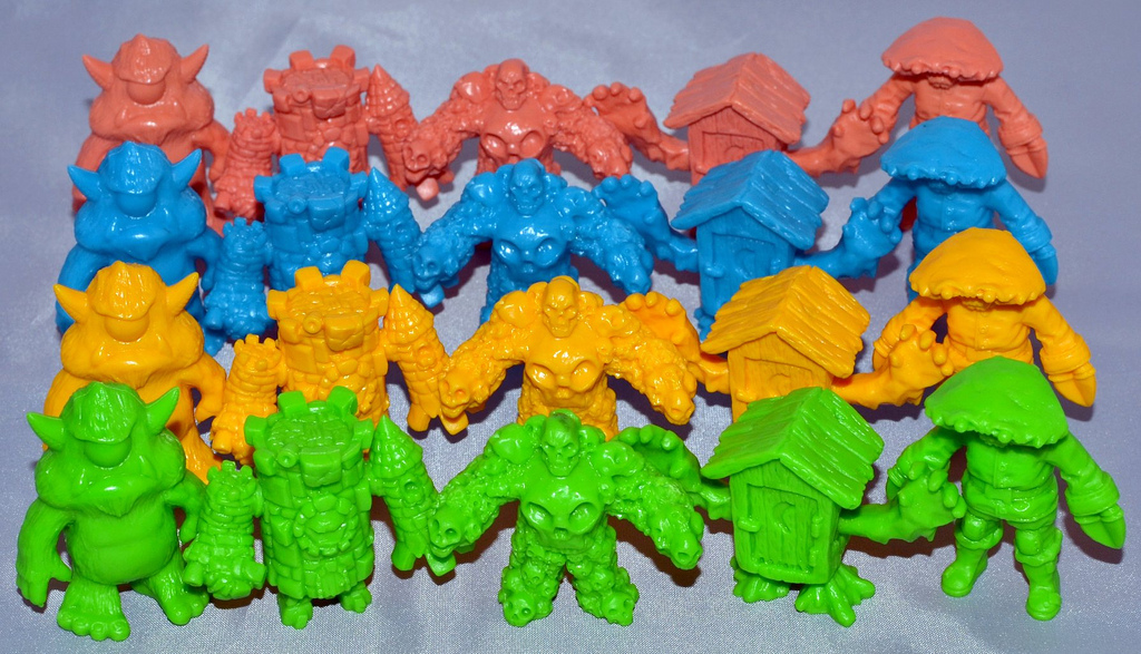 Little Weirdos: Mini figures and other monster toys: O.M.F.G.