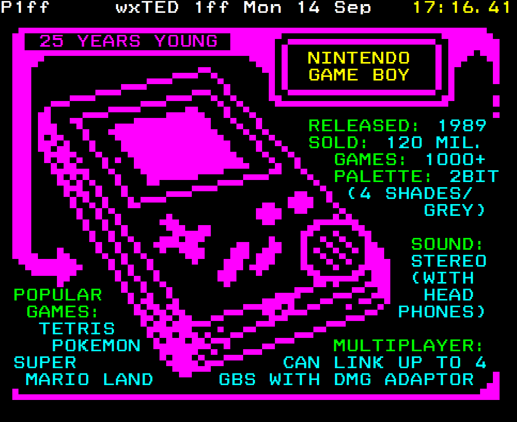 Pixel Pompeii: Video game textmode art part 29: Teletext!