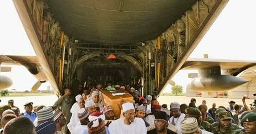 PHOTOS:MAITAMA SULE'S BODY ARRIVES KANO | CKN News