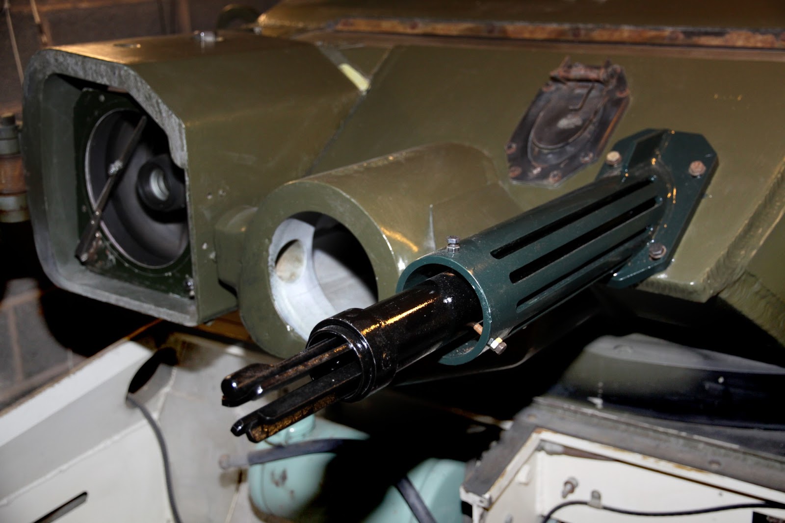 ALVIS SABRE - Restoration.: Dummy Chain Gun installed