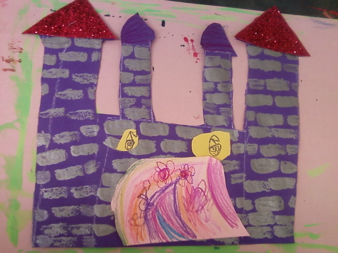 PPPS Elementary Art Rooms: Beautiful Castles Kindergarten Project