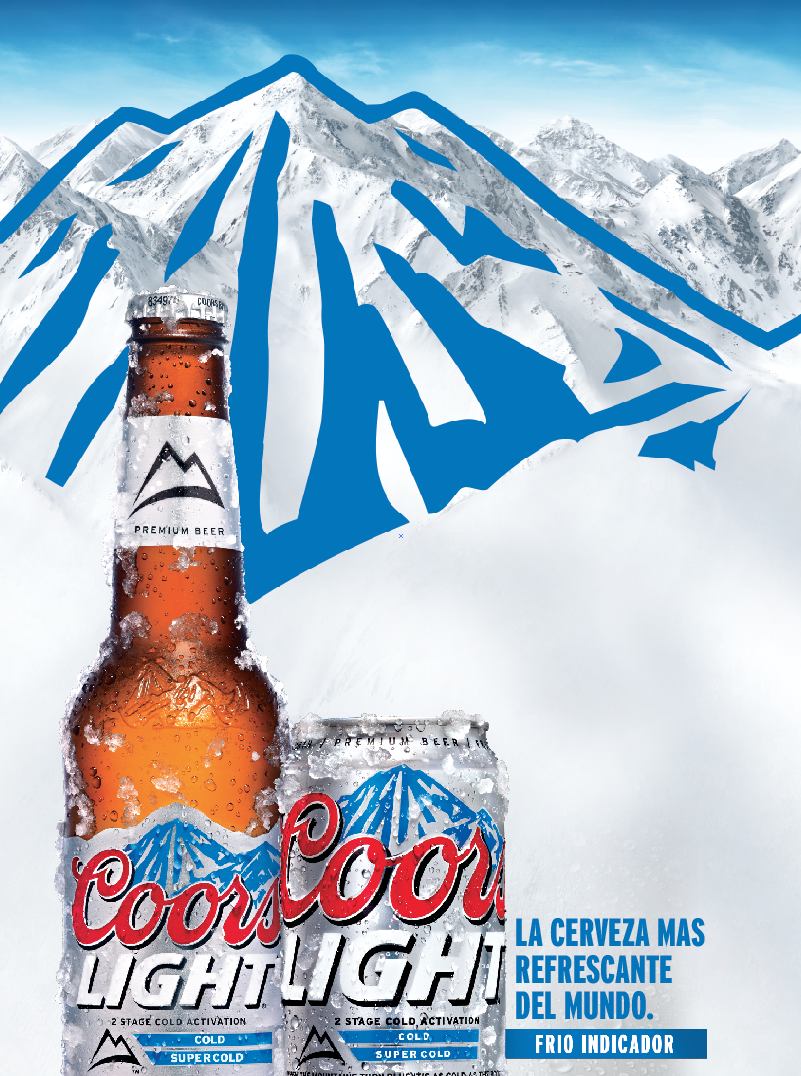 Raymond De La Rosa: COORS LIGHT - FRIO INDICADOR