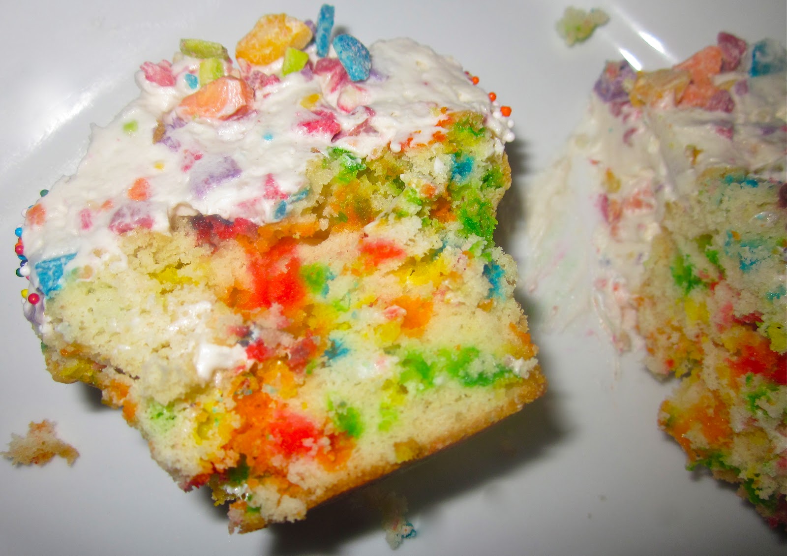 Haute + Heirloom: Homemade Funfetti Cupcakes with Whipped Rainbow Chip ...