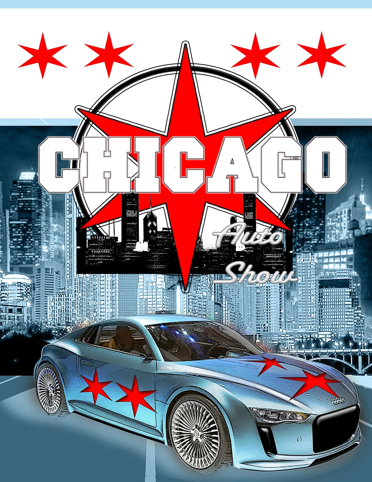 Danny Calderon Sr.: Chicago Auto Show Moc-ups