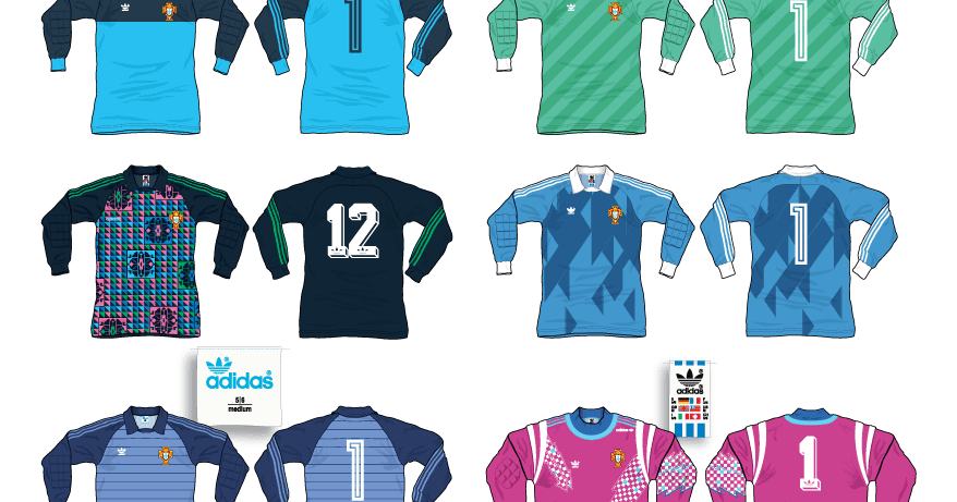 Football teams shirt and kits fan: Adidas Classic 80's Keeper Kits