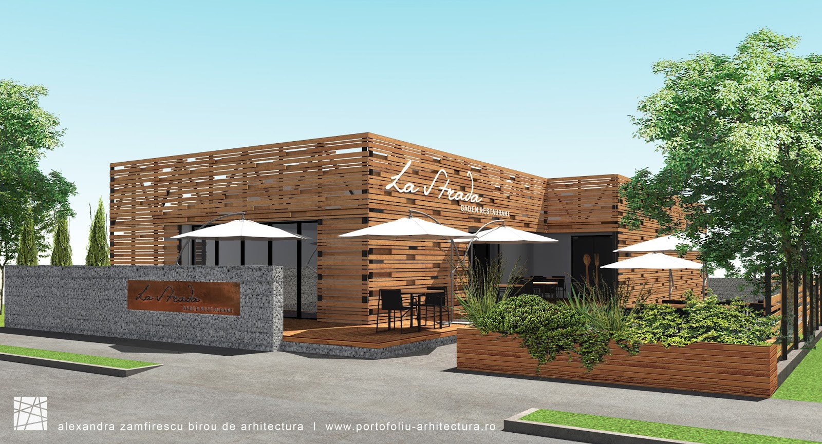 PROIECT RESTAURANT REALIZAT PE STRUCTURA UNEI CLADIRI EXISTENTE - AZSTUDIO