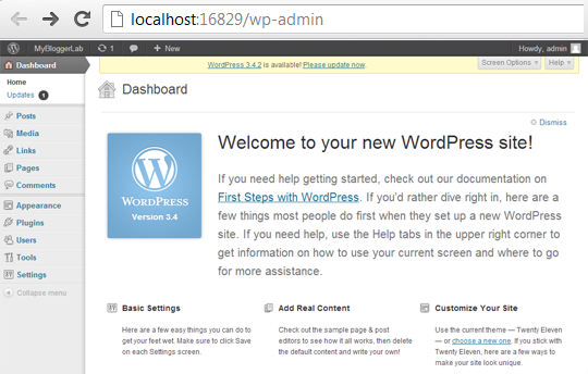 How To Install WordPress on Localhost Using Microsoft Web Platform Installer ~ My Blogger Lab