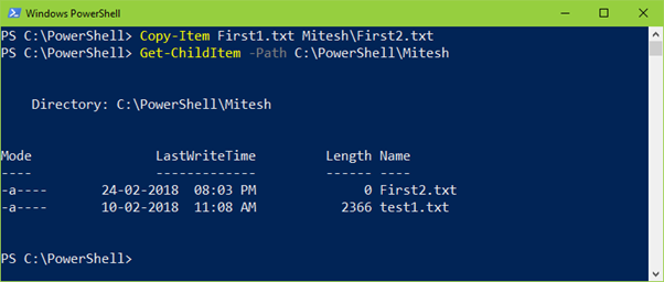 Mitesh Sureja's Blog: Working with Files and Folders using PowerShell
