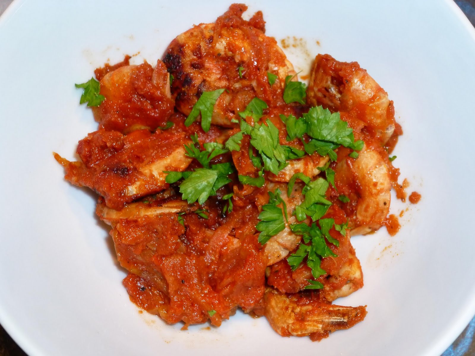 Saveurs et Expériences : Crevettes Sauce Rouge de Maurice