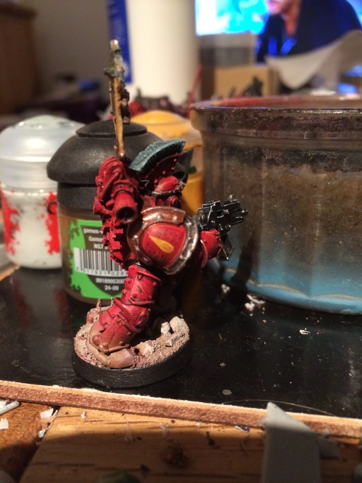 Crosser Modelling: 30k Blood Angels Iron Armour Demi Tactical squad