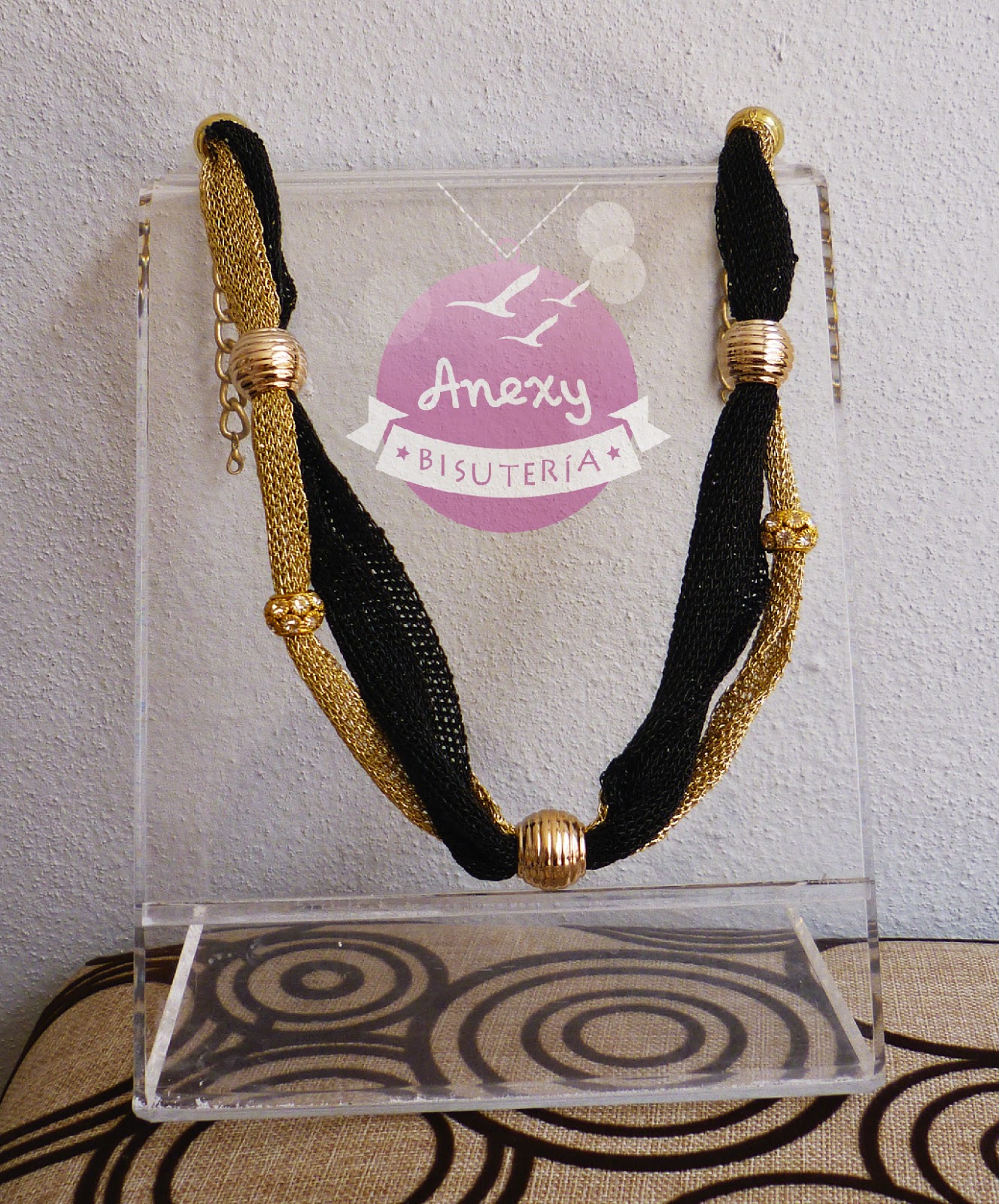 Collar de tela #01 - Bisutería y Accesorios Anexy