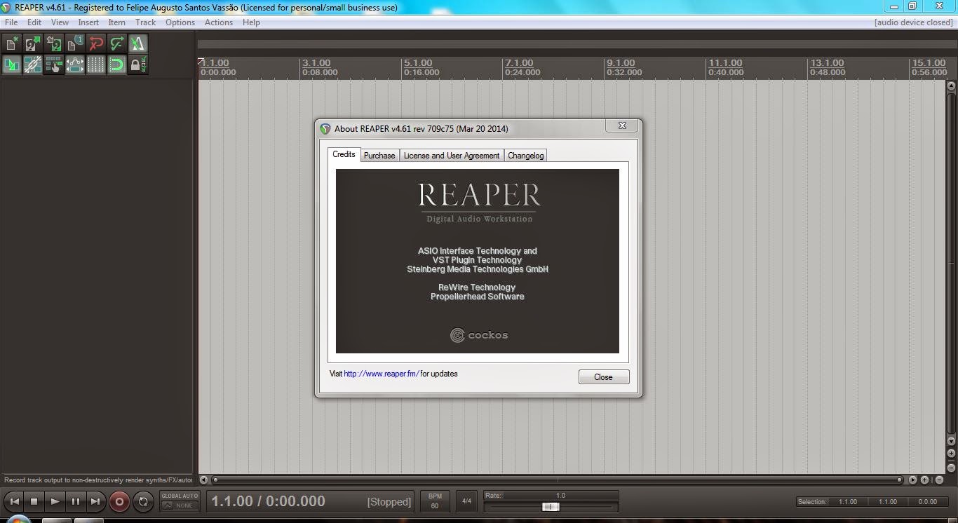 Home Studio e Produção Musical: [DAW] Reaper Parte 1