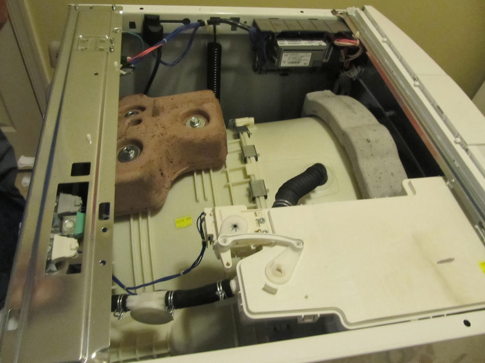 Half Finished House: Front Loader Fix-it - Replacing a washing machine ...