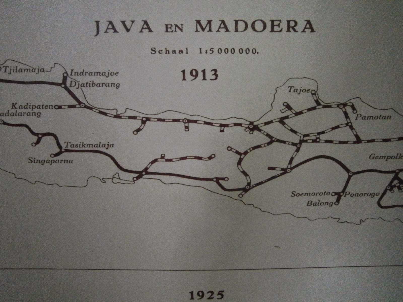 Kereta Api Indonesia: Inilah Peta Perkembangan Jalur Rel KA di Jawa ...
