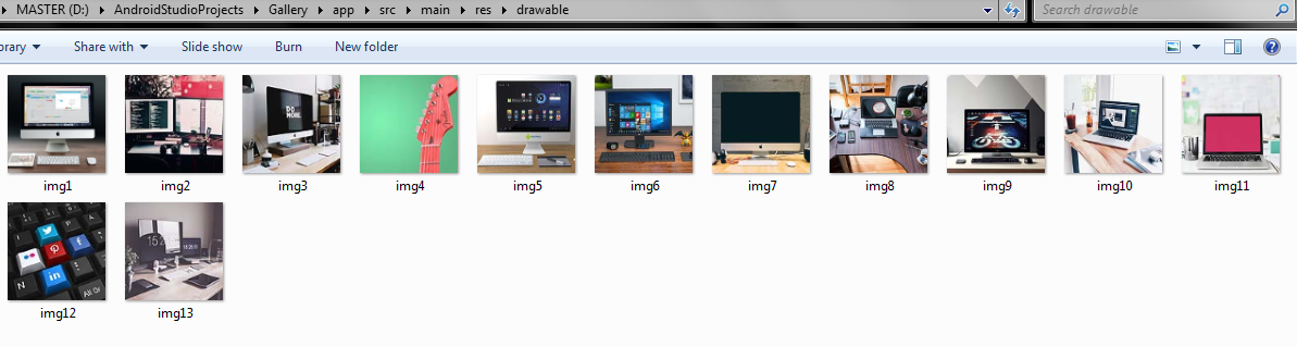Create Images Gallery Android Studio - How-To Tutorials & Source Code ...