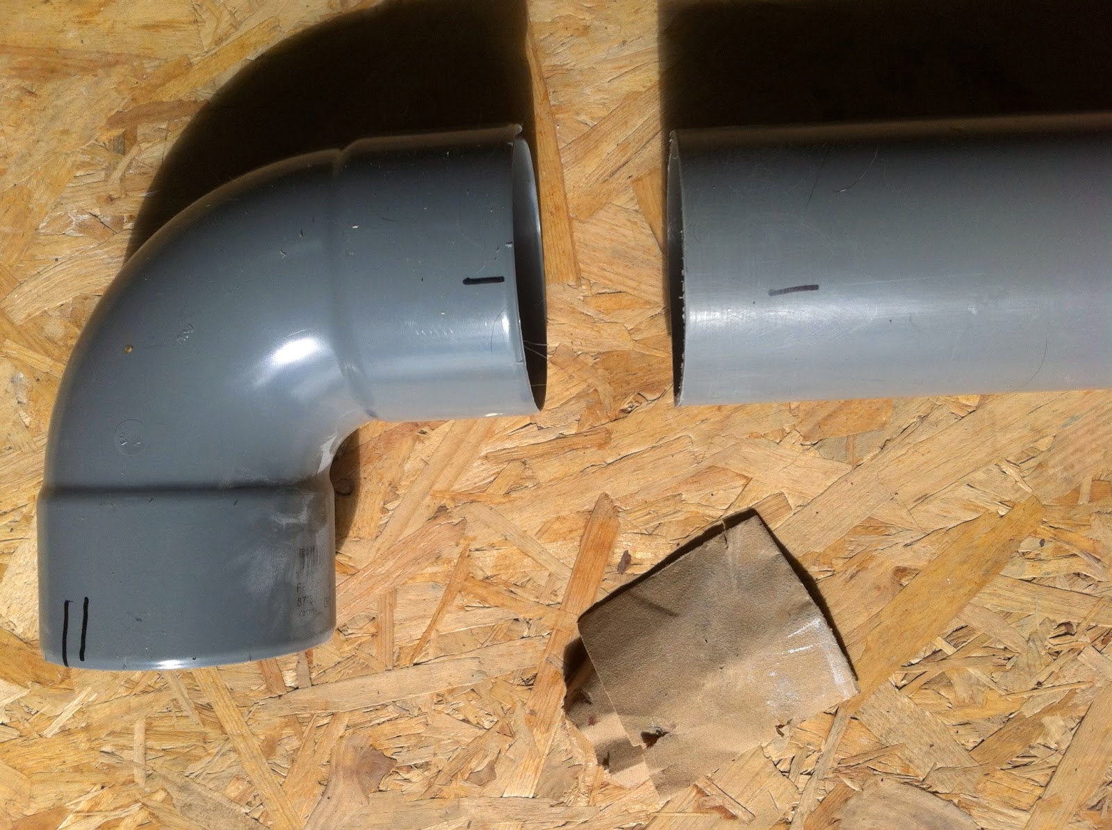 Verveine & Cognac: Coller un raccord PVC